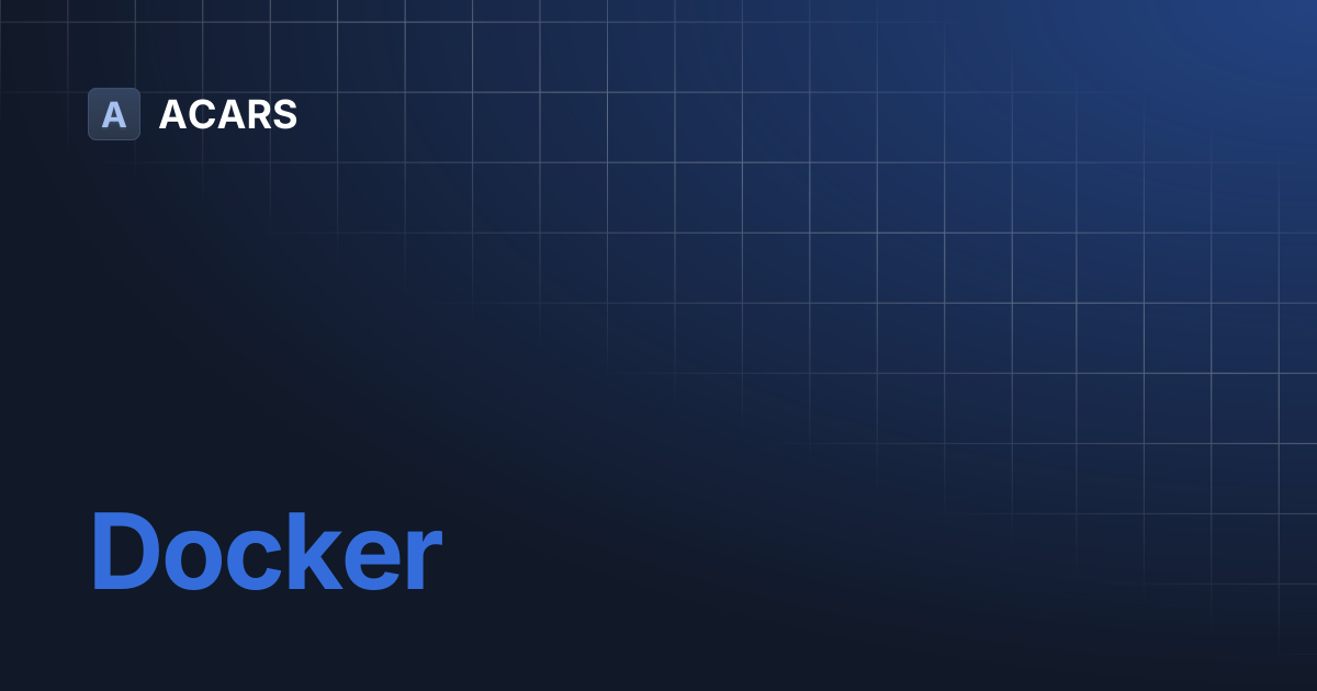 Docker | ACARS
